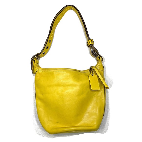 Coach | Bags | Vintage Coach Bleecker Tattersall Duffle Bucket Bag 1422 ...
